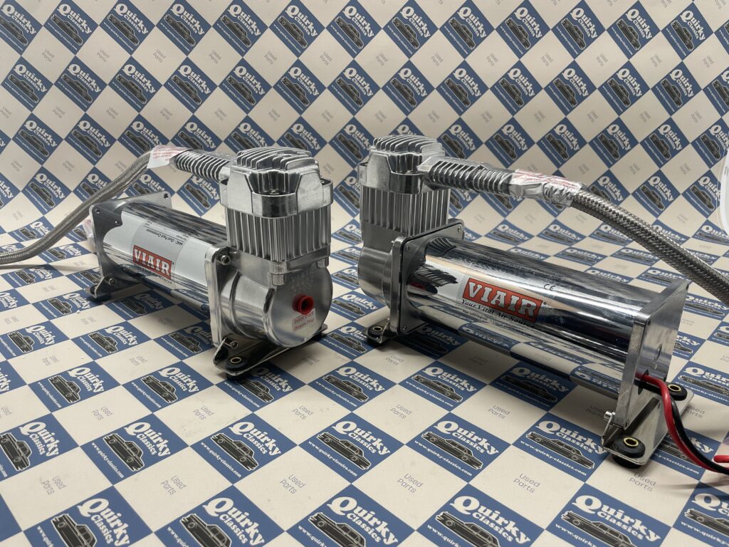 3P Airride Kit Twin Compressors 444c Chrome with upgraded SMC check ...